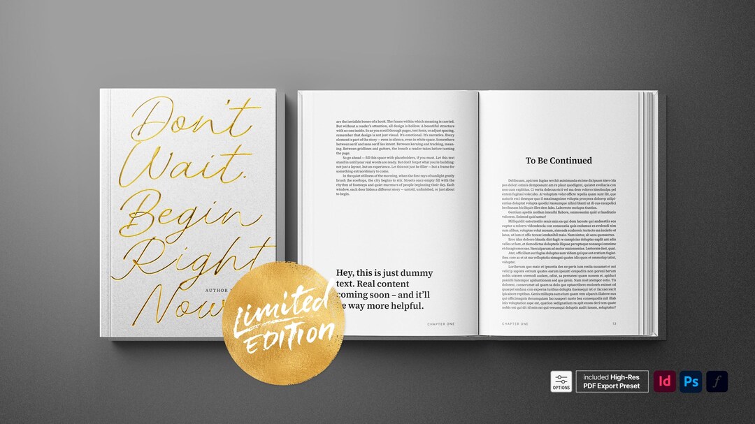Editable KDP Indesign Template 6x9 | Professional Book Layout for Self ...