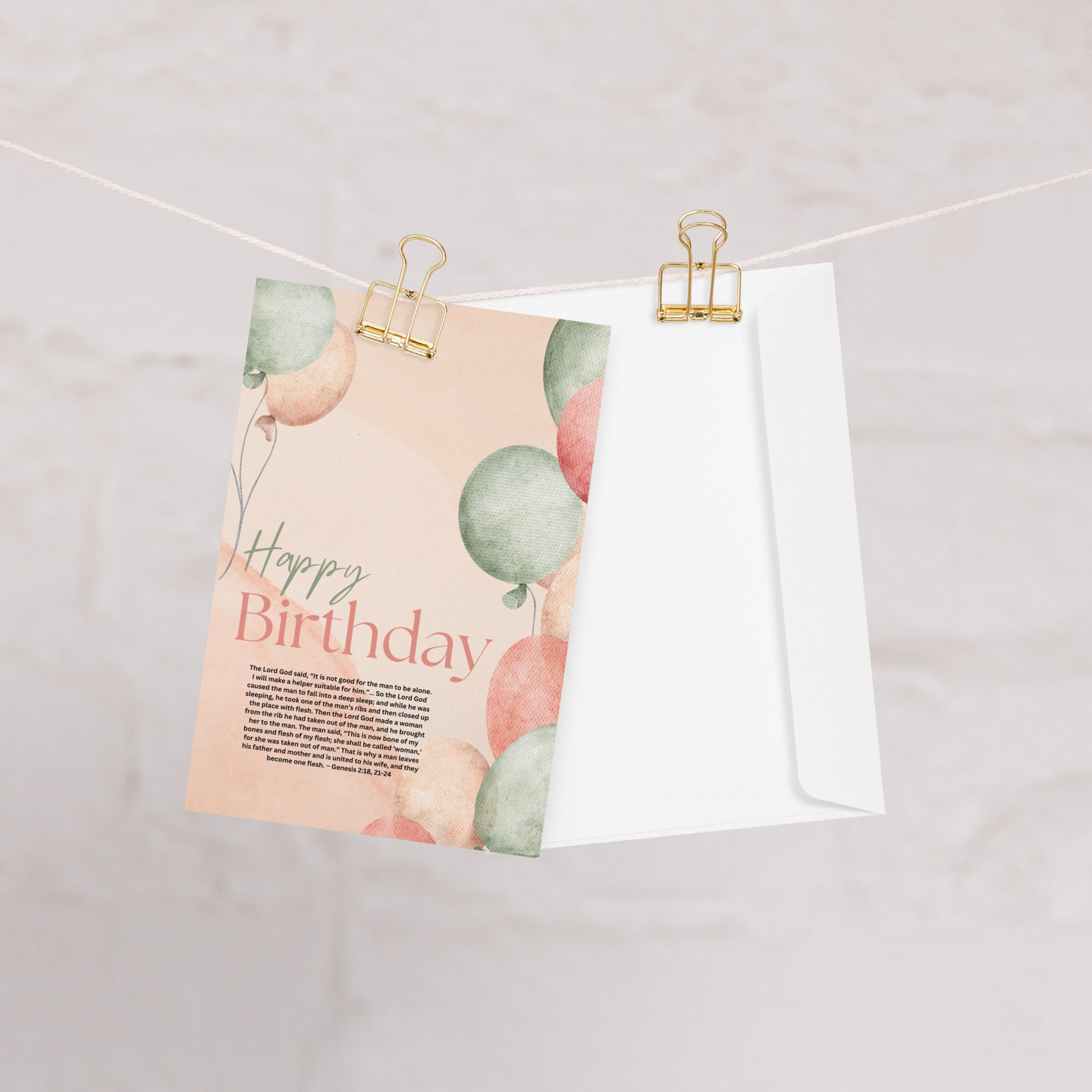 Birthday Card, Christian Birthday Card, Christian Gifts for Her ...