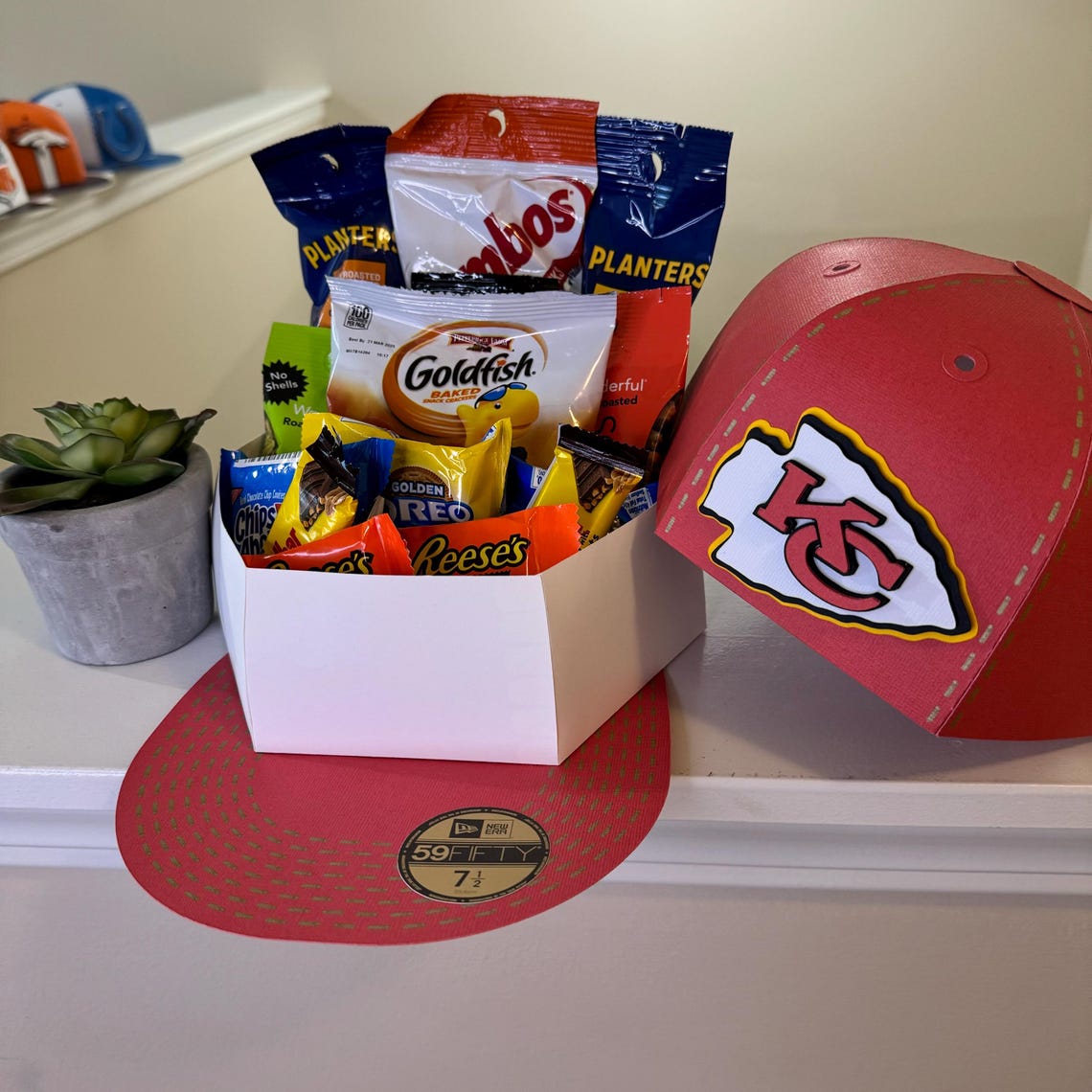 Chiefs Hat Gift Box - Etsy