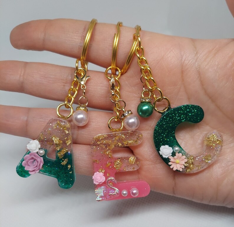 Custom Resin Shaker Keychain - Etsy