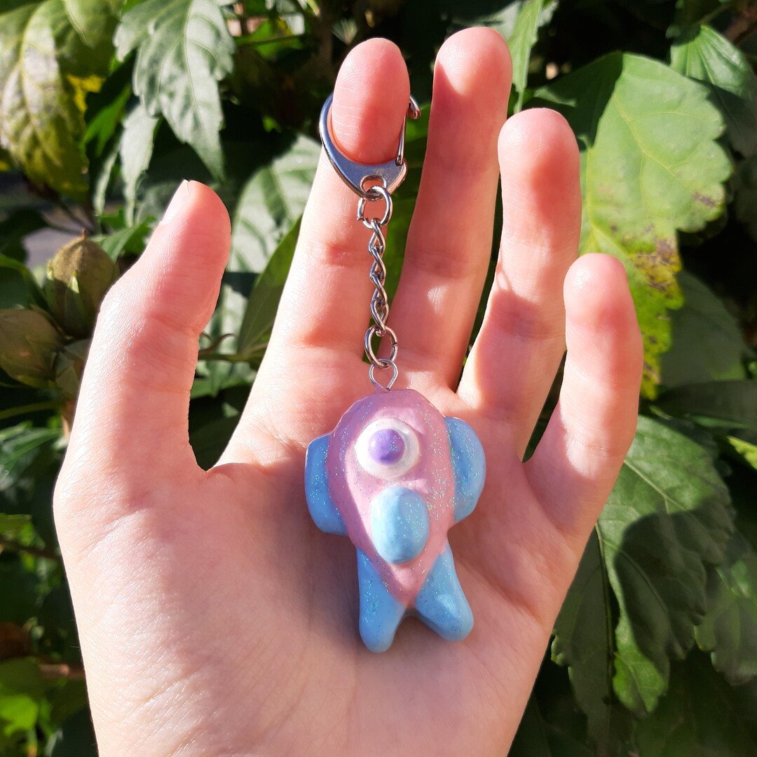 Fish Polymer Clay Charm Keychain Kawaii Cute Handmade Item Gift - Etsy