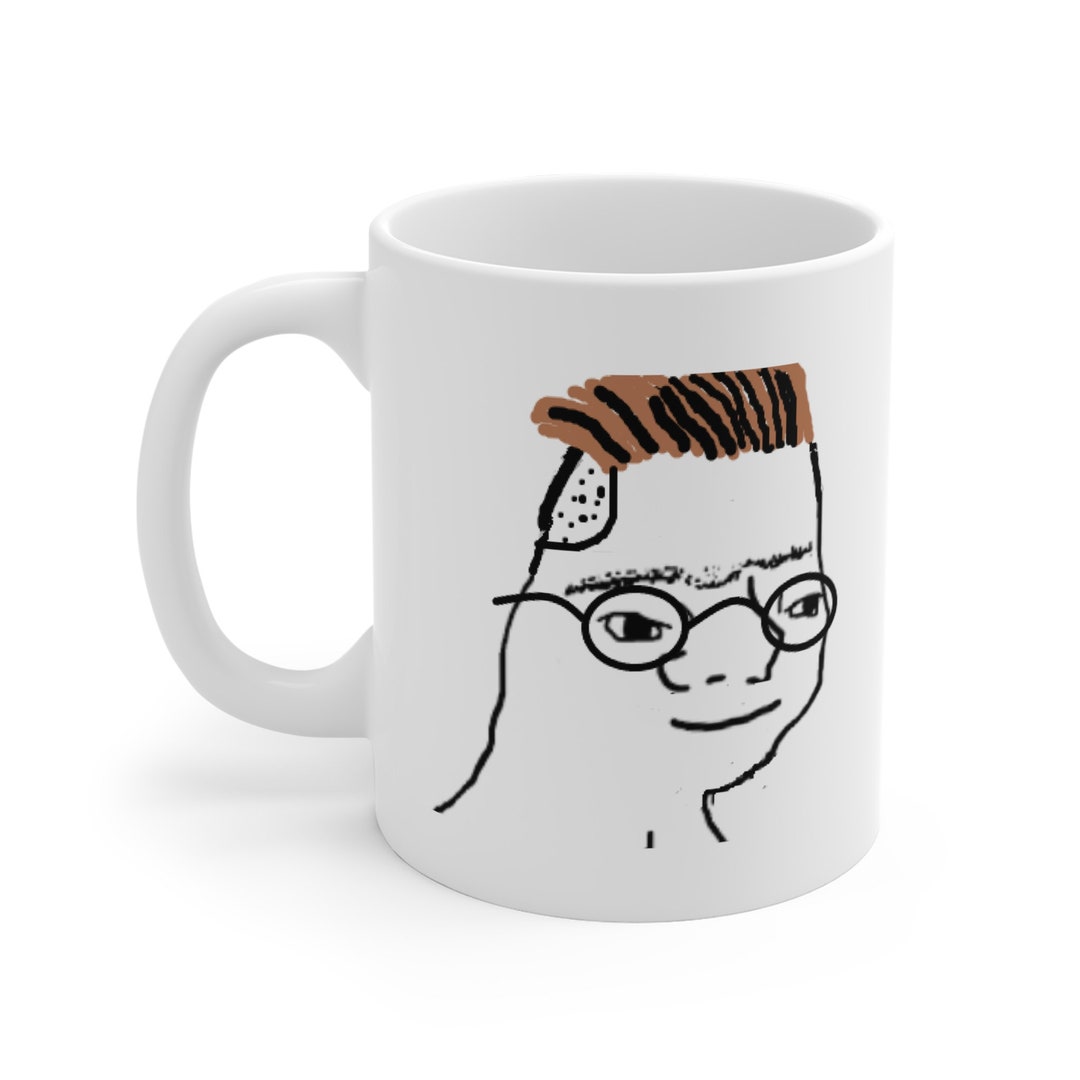 Meme Mug: Zoomer Wojak Meme Mug, Funny Coffee Mug, Meme Coffee Mug ...