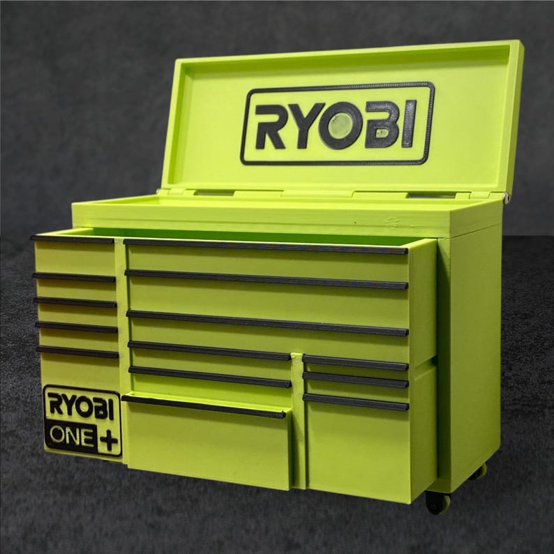 RYOBI Style Toolbox Desktop Organizer - Etsy
