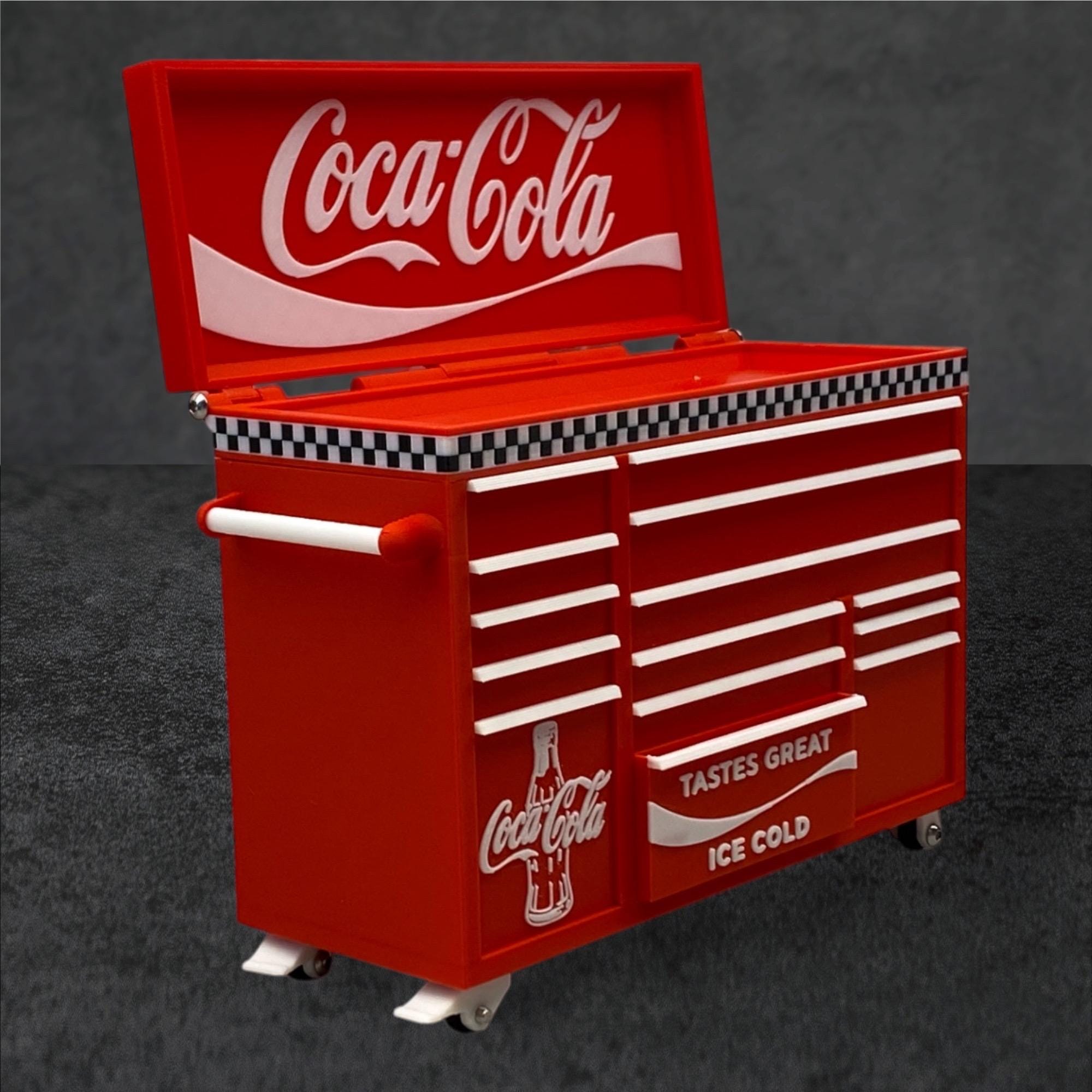 Coca Cola Style Toolbox Desktop Organizer - Etsy