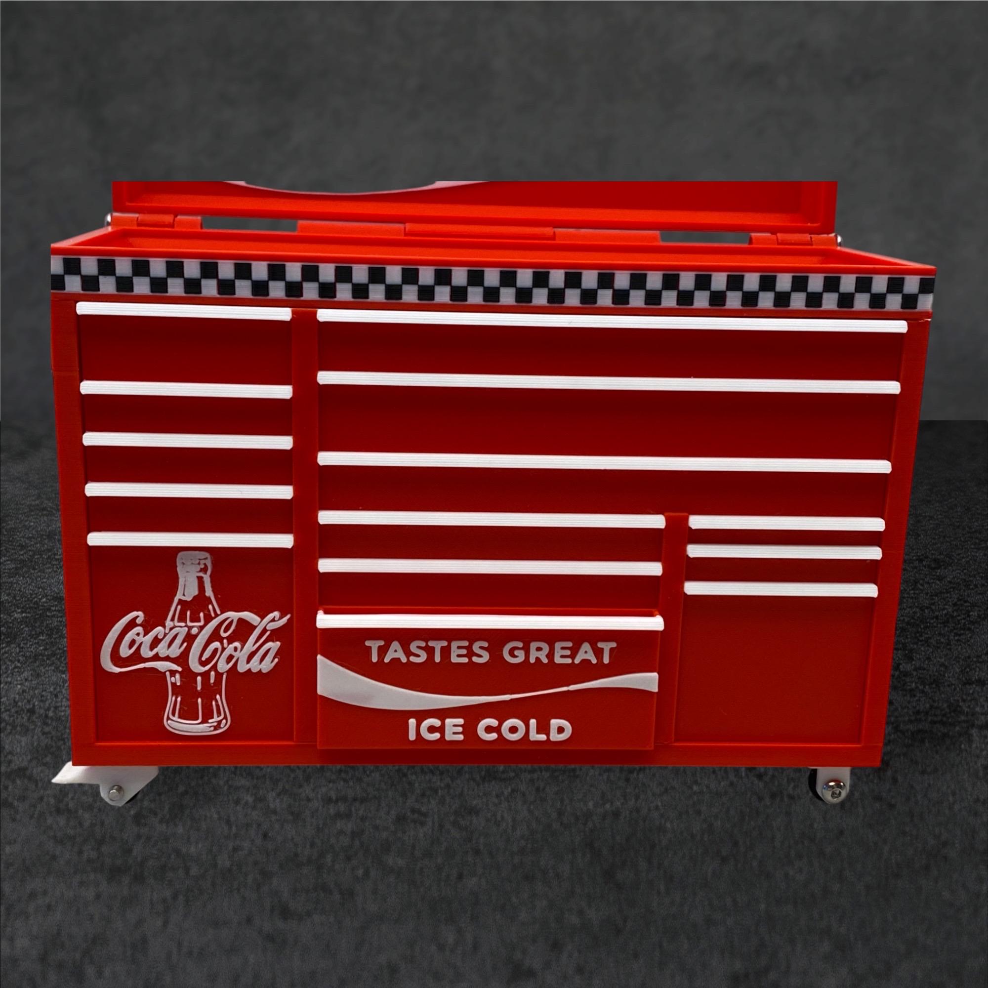 Coca Cola Style Toolbox Desktop Organizer - Etsy