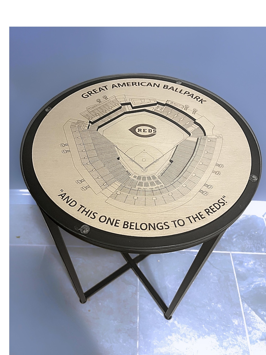 3D Wood Baseball Stadium End Table - MLB Fan Gift - Etsy