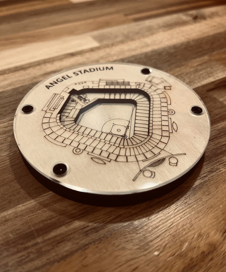 Pro Baseball Stadium Coasters - 3D Wood Coaster, MLB Gift, Baseball ...