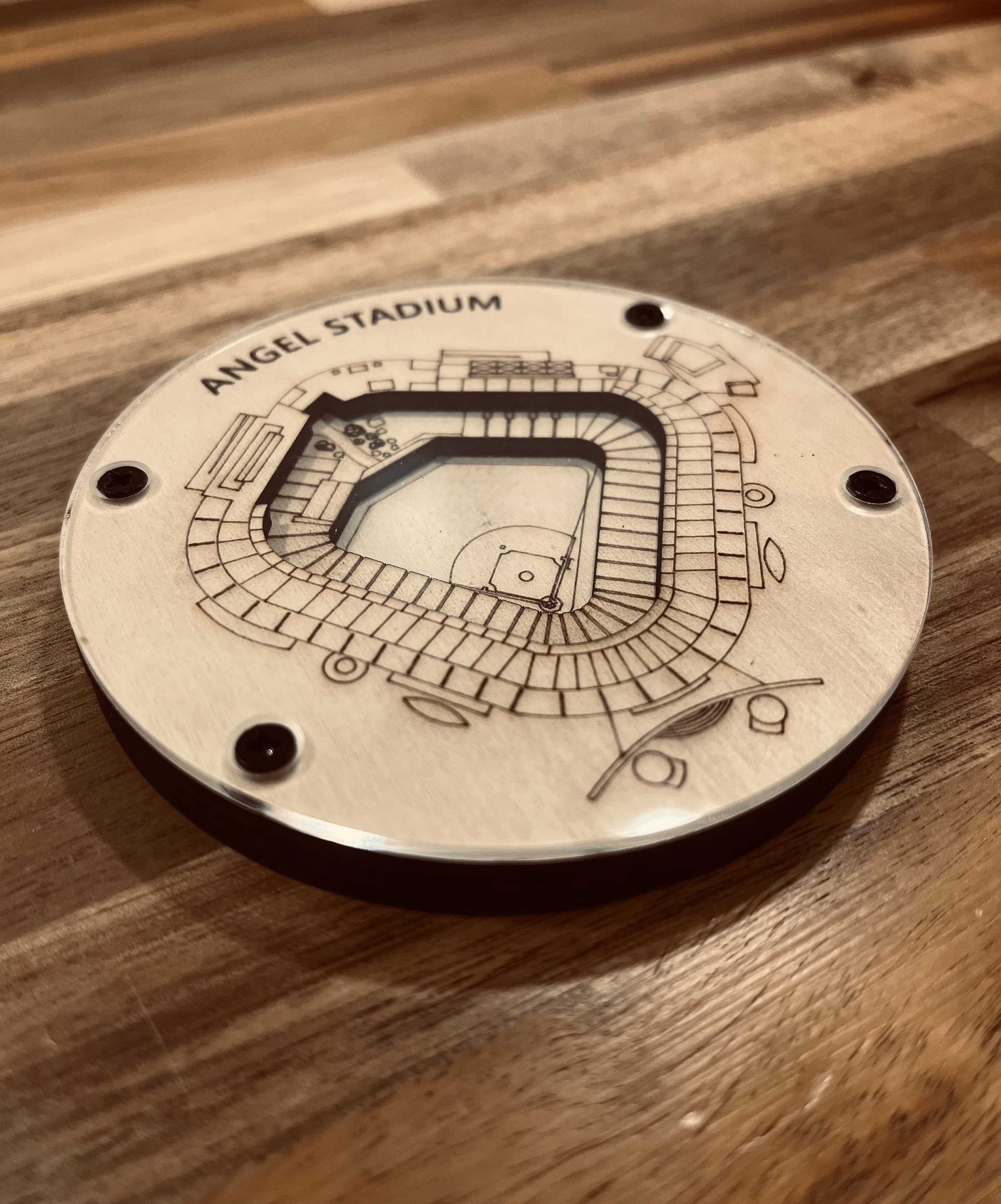 Pro Baseball Stadium Coasters - 3D Wood Coaster, MLB Gift, Baseball ...