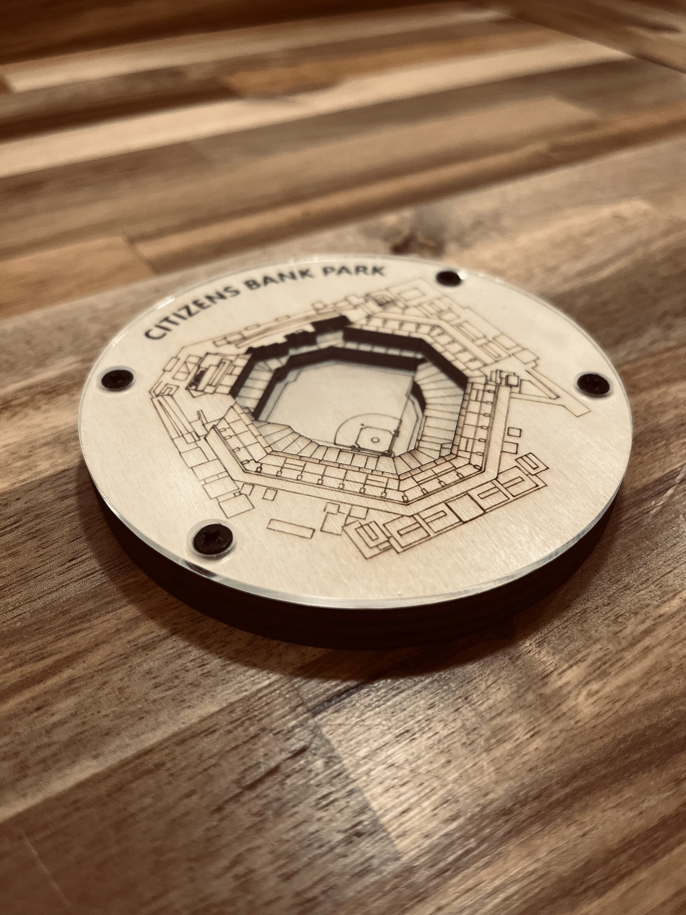 3D Baseball Stadium Wood Coaster - MLB Fan Gift - Etsy