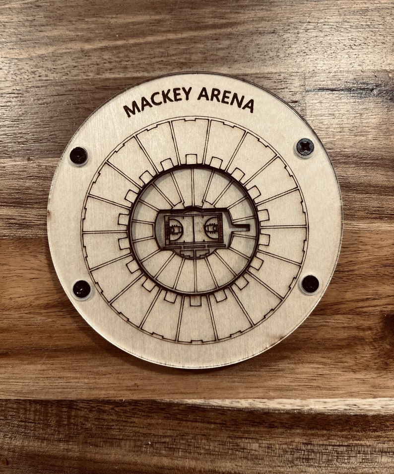 3D Wood College Basketball Stadium Coaster – Sports Bar Gift - Etsy