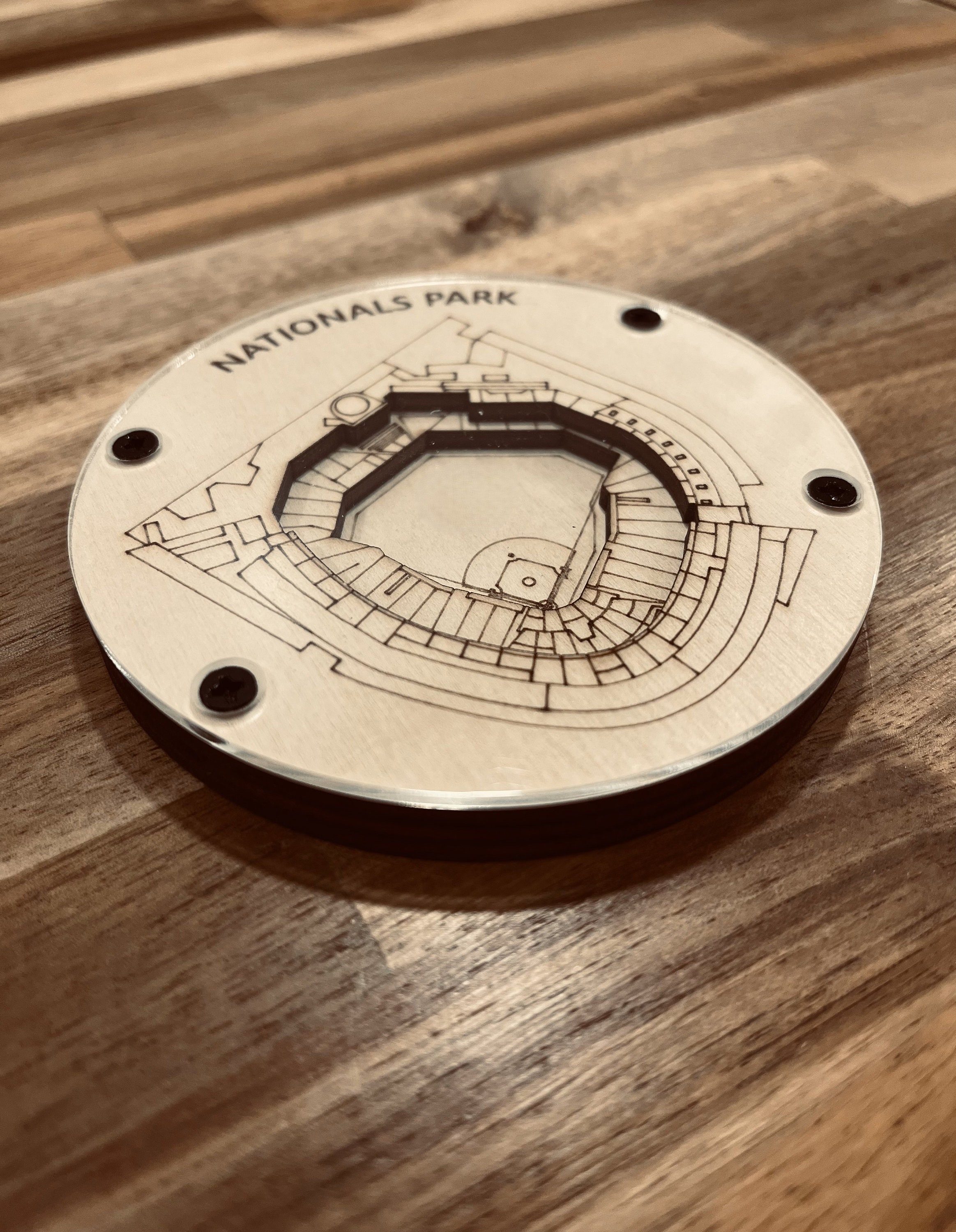 Pro Baseball Stadium Coasters - 3D Wood Coaster, MLB Gift, Baseball ...