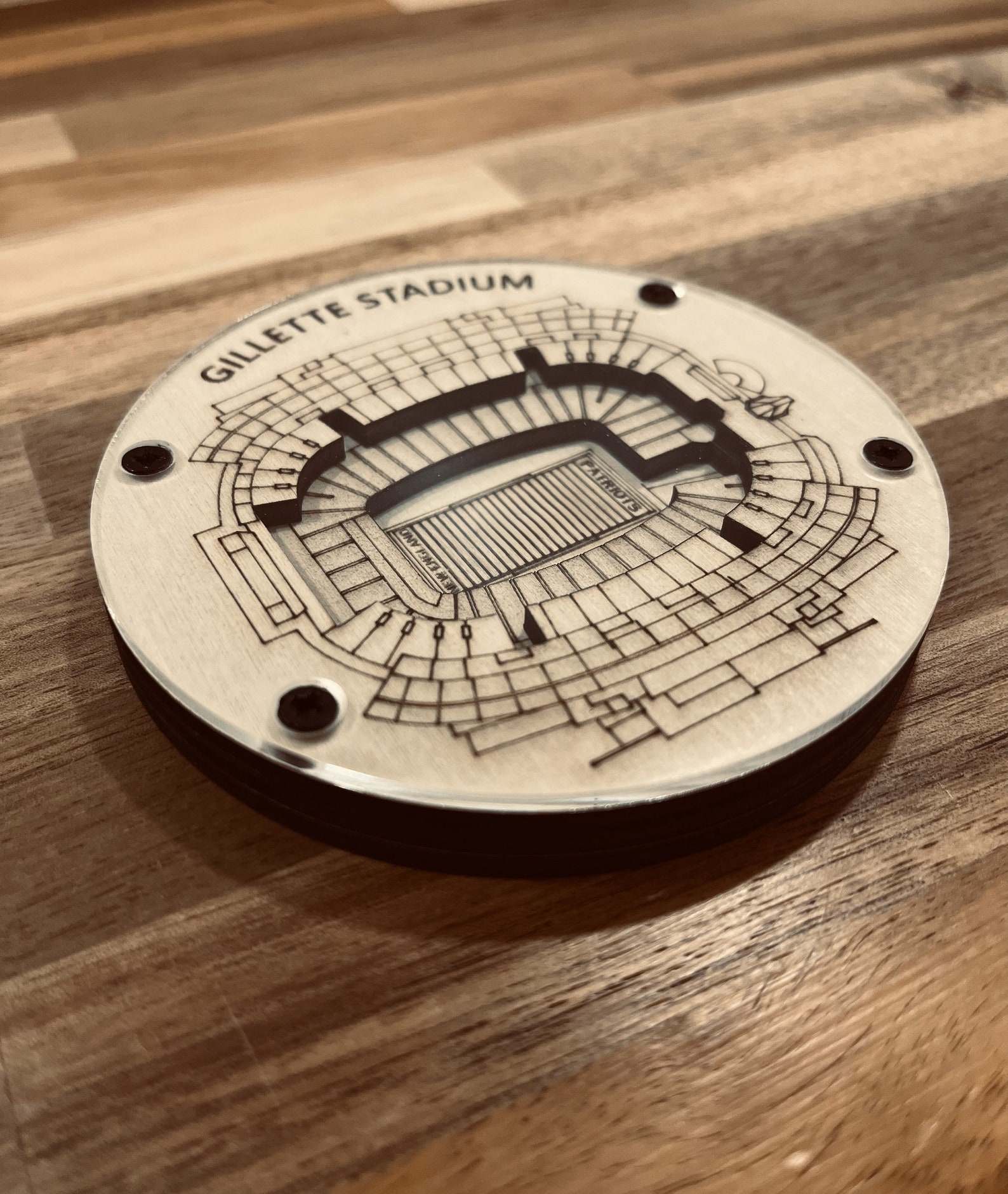 Pro Football Stadium Coasters - 3D Wood Coaster, NFL Gift, Football ...