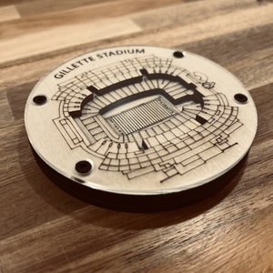Pro Football Stadium Coasters - 3D Wood Coaster, NFL Gift, Football ...