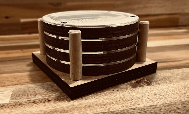 Pro Baseball Stadium Coasters - 3D Wood Coaster, MLB Gift, Baseball ...