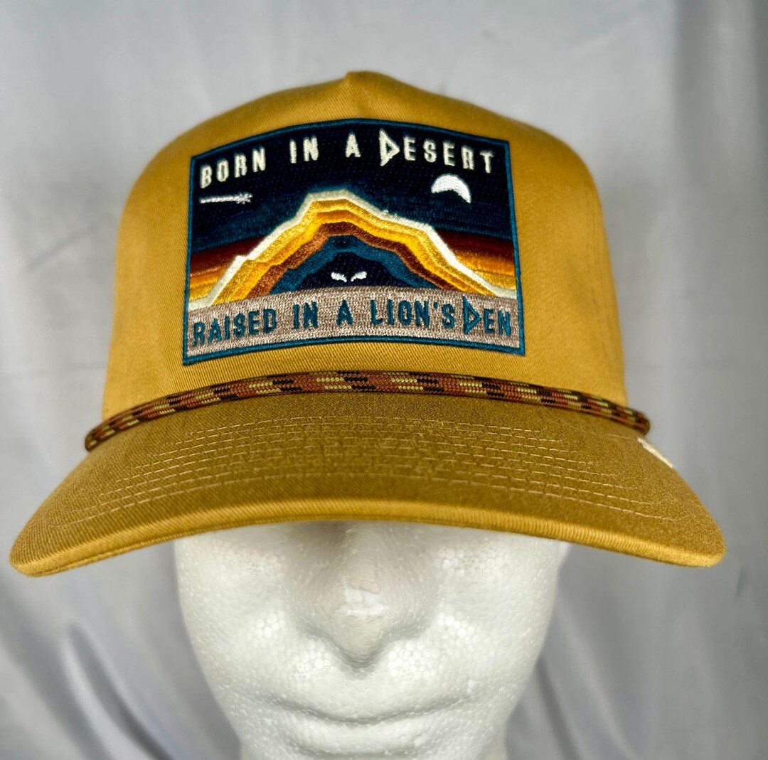 Desert Den "born and Raised" Semi Structured Rope Hat - Caramel - Etsy