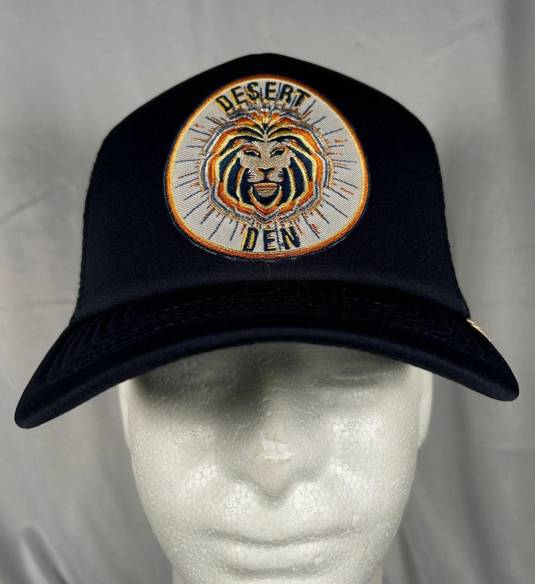 Desert Den "lion Blast" Foam Trucker - Navy - Etsy