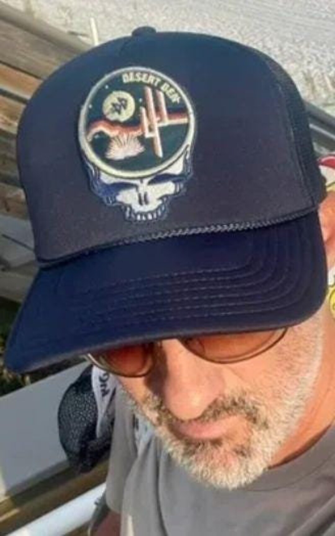 Desert Den desert Moon Stealie High Crown Foam Trucker - Etsy