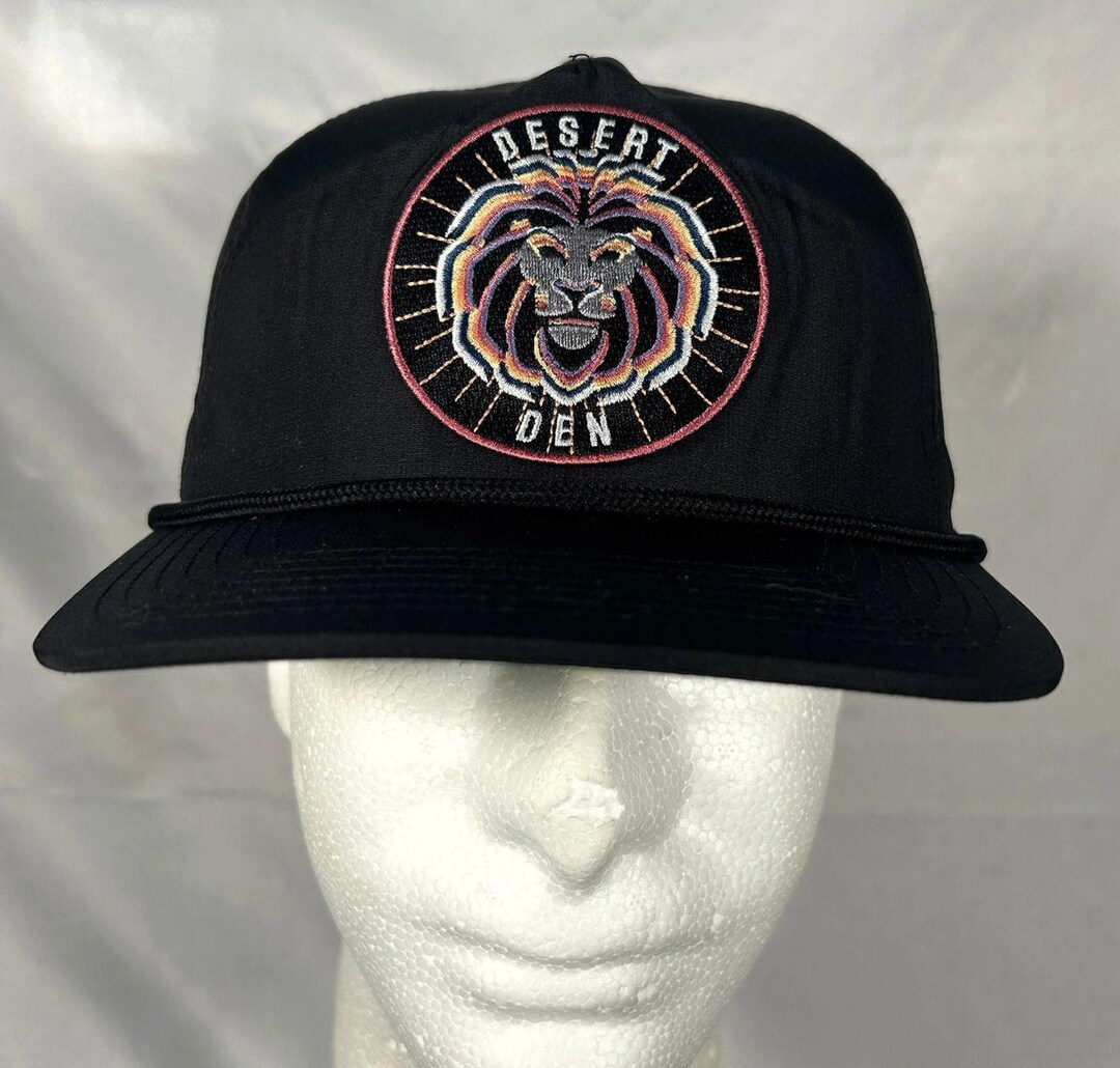 Desert Den "night Lion" Nylon Rope Hat - Etsy