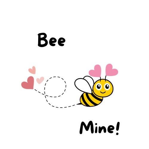 Bee Mine Valentine Digital Download SVG. PNG. Pdf. JPG. - Etsy
