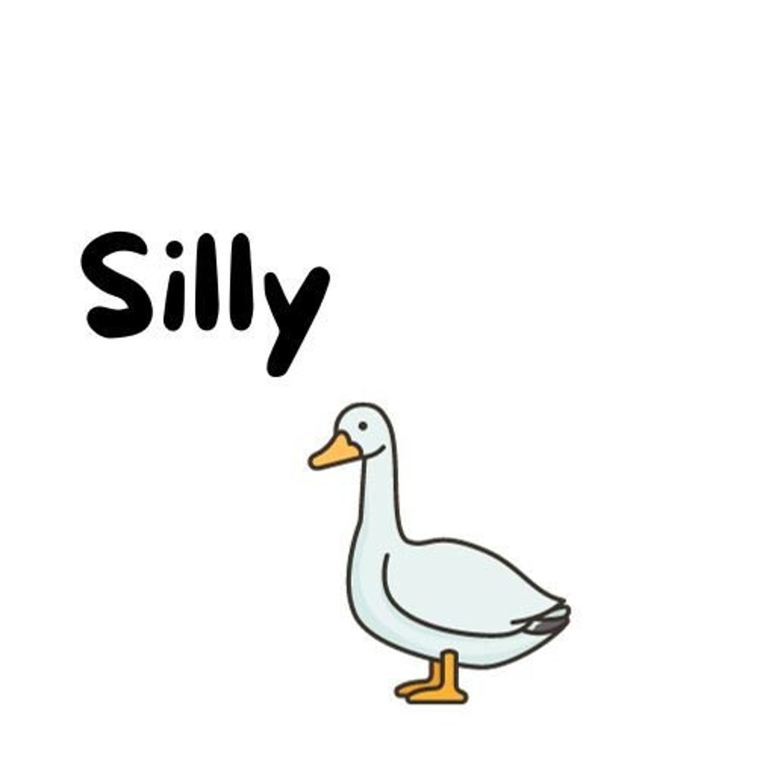 Silly Goose Digital Download SVG. PNG. JPG. - Etsy
