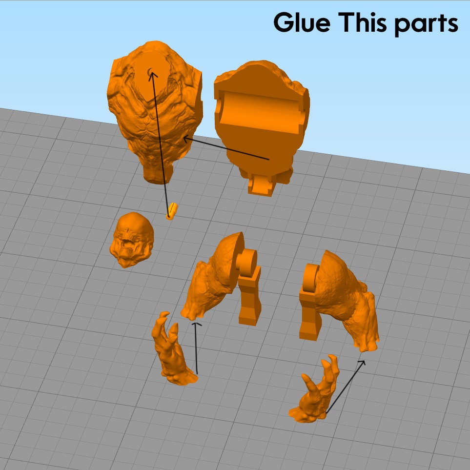 Doom 2016 Hell Knight - STL FILES - Etsy