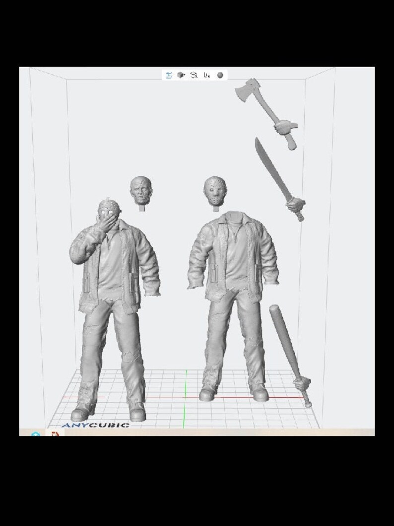 STL Files. Jason Voorhes Underwater 2.0 - Etsy