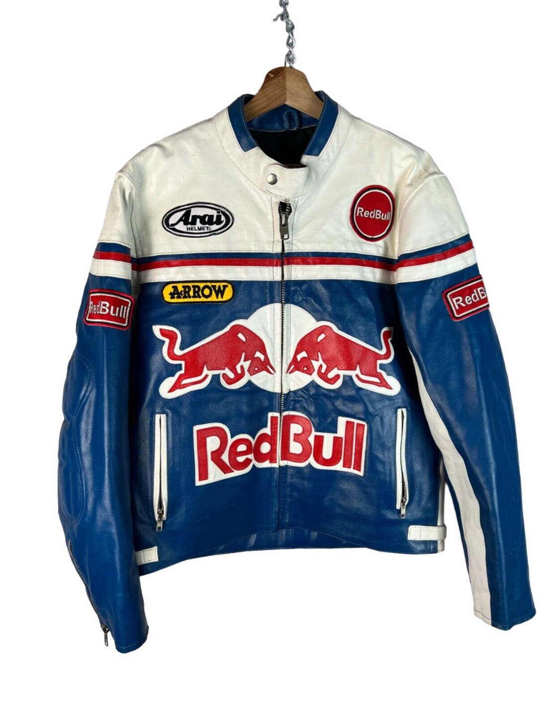 Red Bull Motorcycle Energy Edition Formula Racing Jacket in Blue&white ...