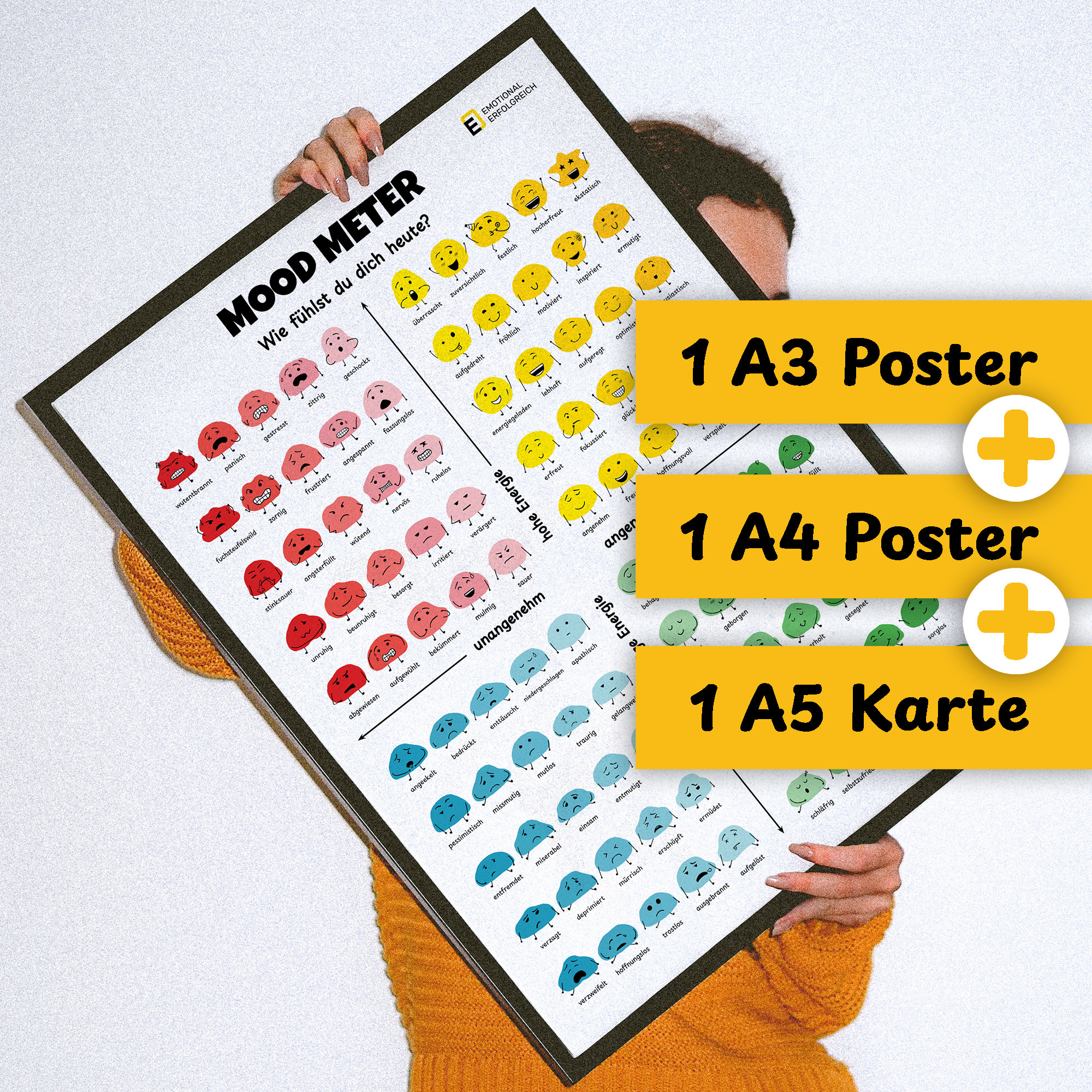 Mood Meter Stimmungsmesser Emochi Emotionen Gefühle Emotionale ...