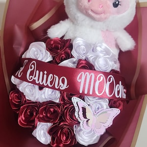 Ramo Buchon Eternal Roses Bouquet Ramo Buchon Te Quiero Moocho Cow ...