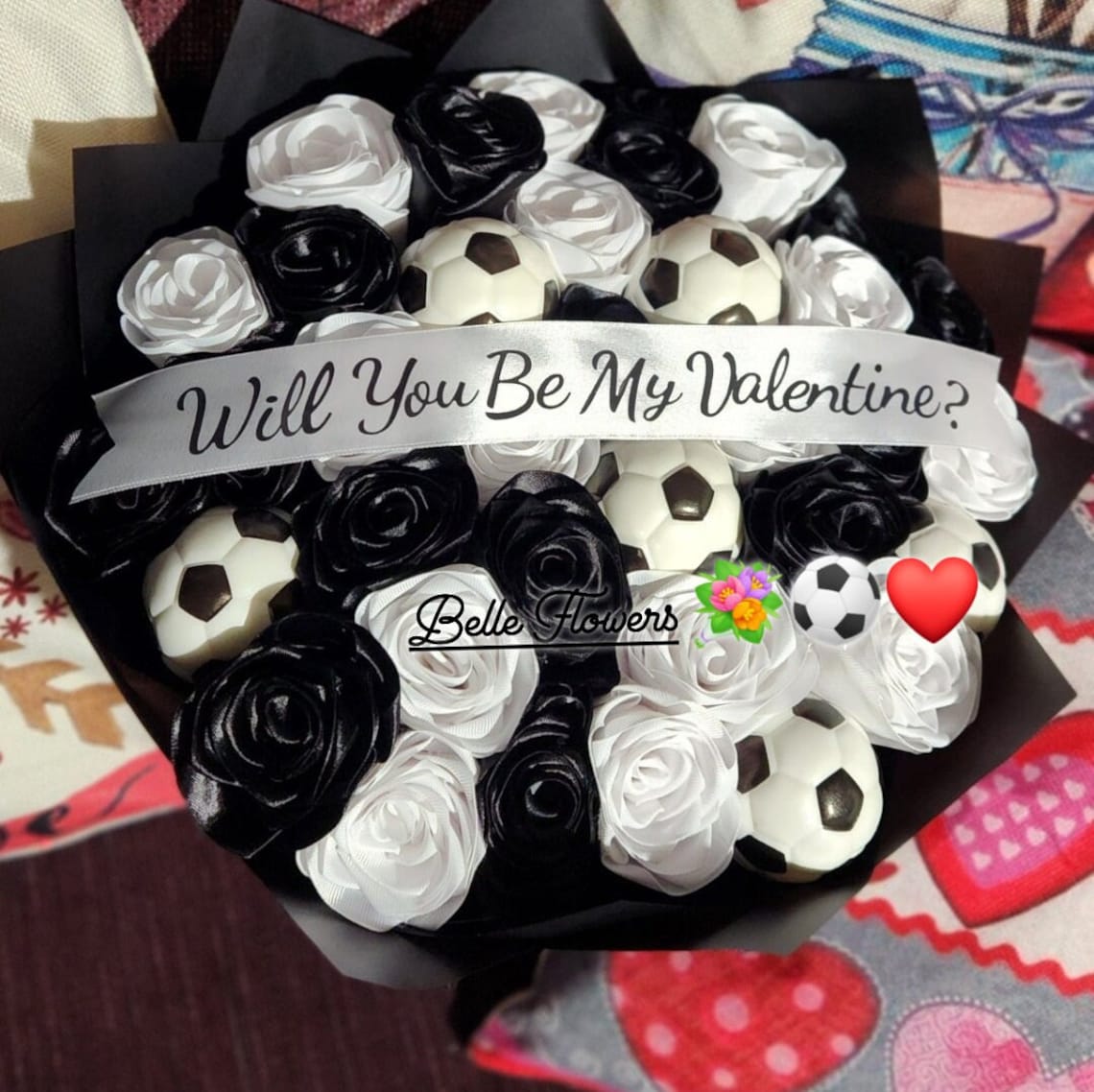 Ramo Buchon Would You Be My Valentinesoccerballs,butterflies, Plush or ...