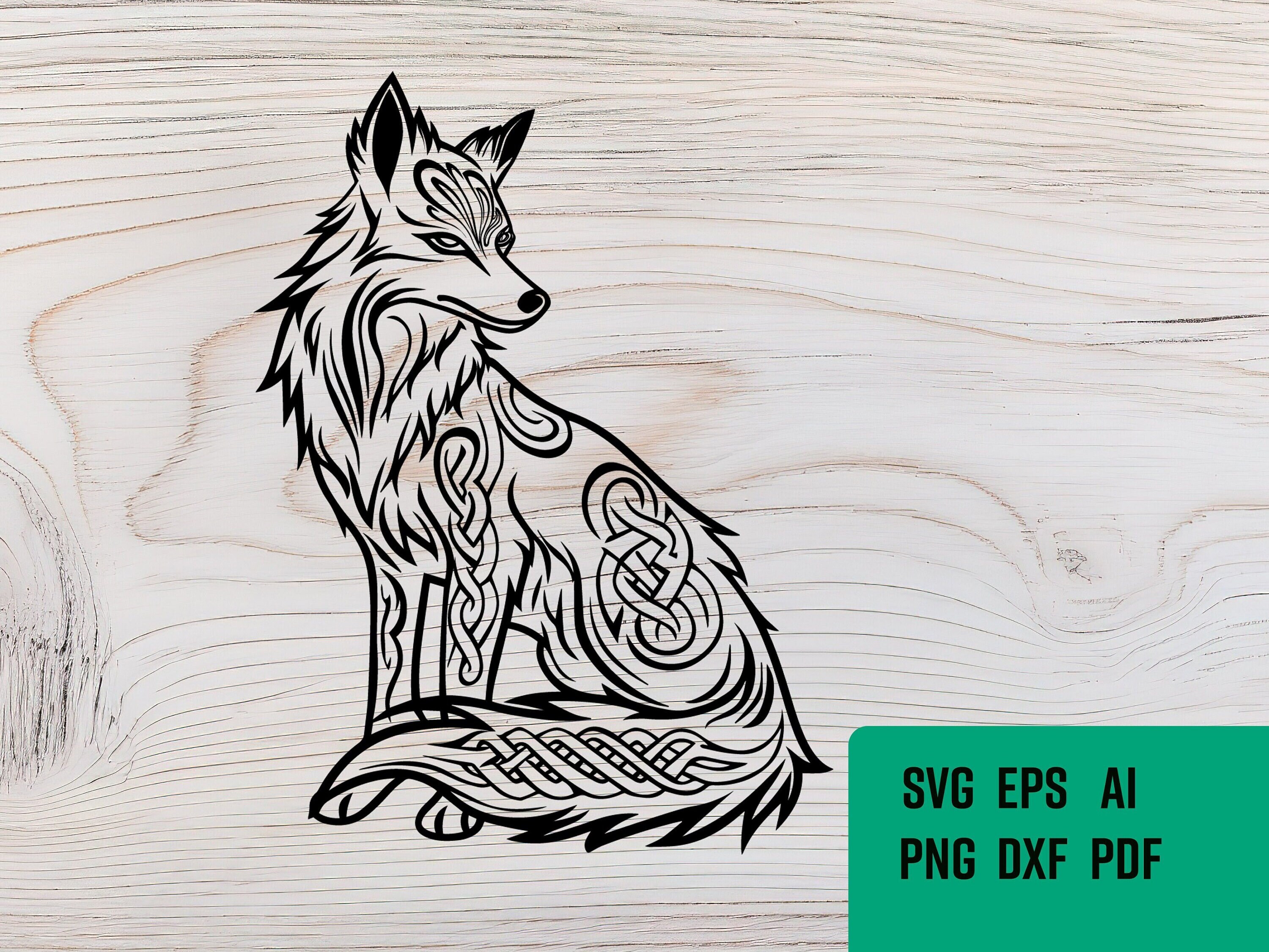 Cute Fox SVG | Woodland Animals | Wilderness Svg | Hunting SVG | Celtic ...