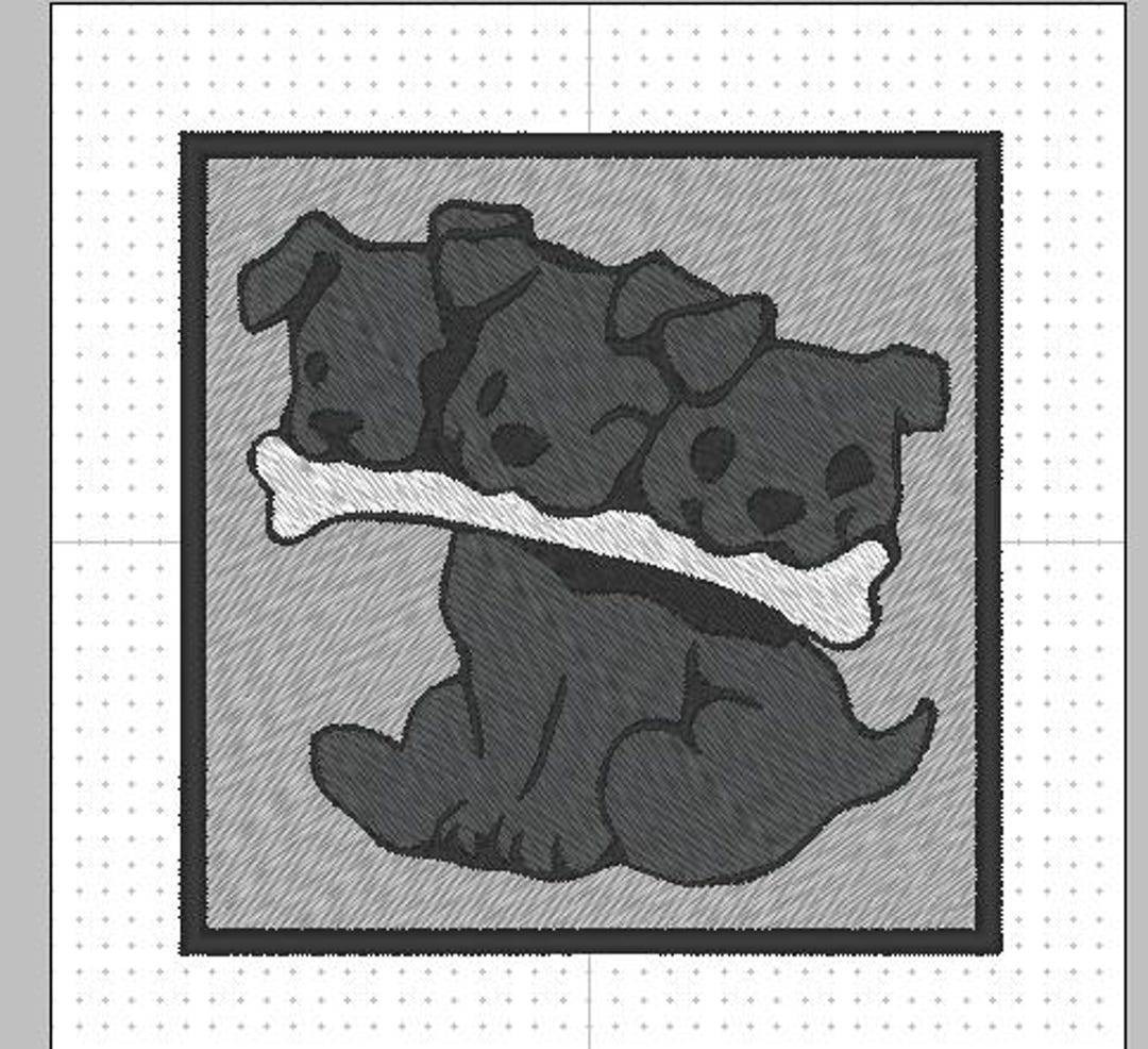 Cerberus Embroidery Patch - Etsy