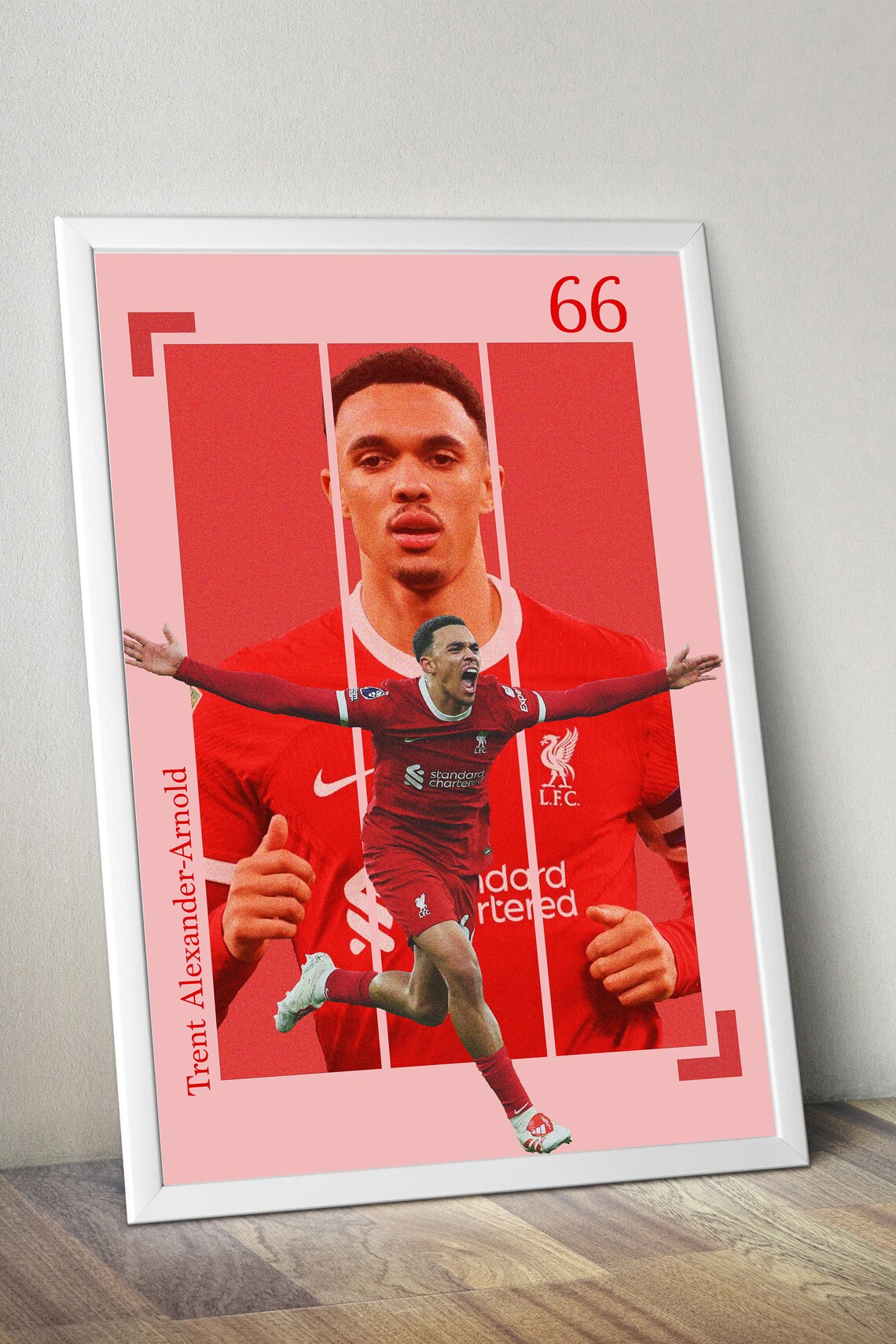 LFC Set of 6 Prints Liverpool FC Poster Bundle Mohamed Salah Alexander ...