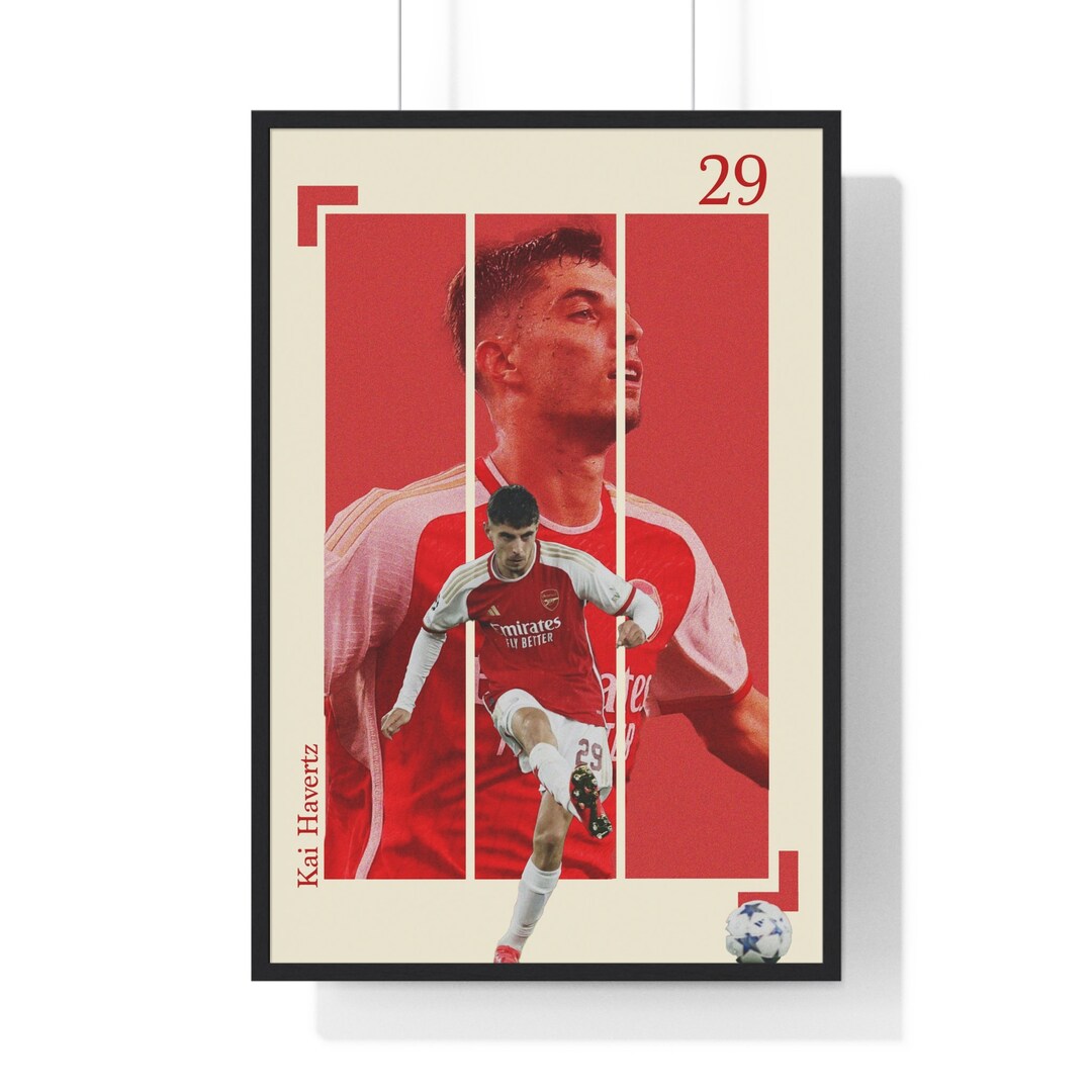 Kai Havertz Football Poster Digital Print Havertz Arsenal Poster ...