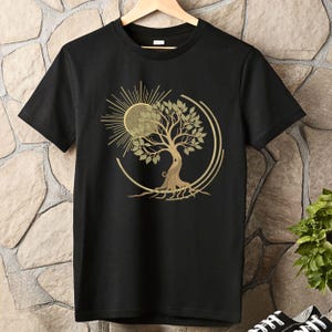 Sun Tree of Life Machine Embroidery Design, Boho Cellestial Style. 8 ...