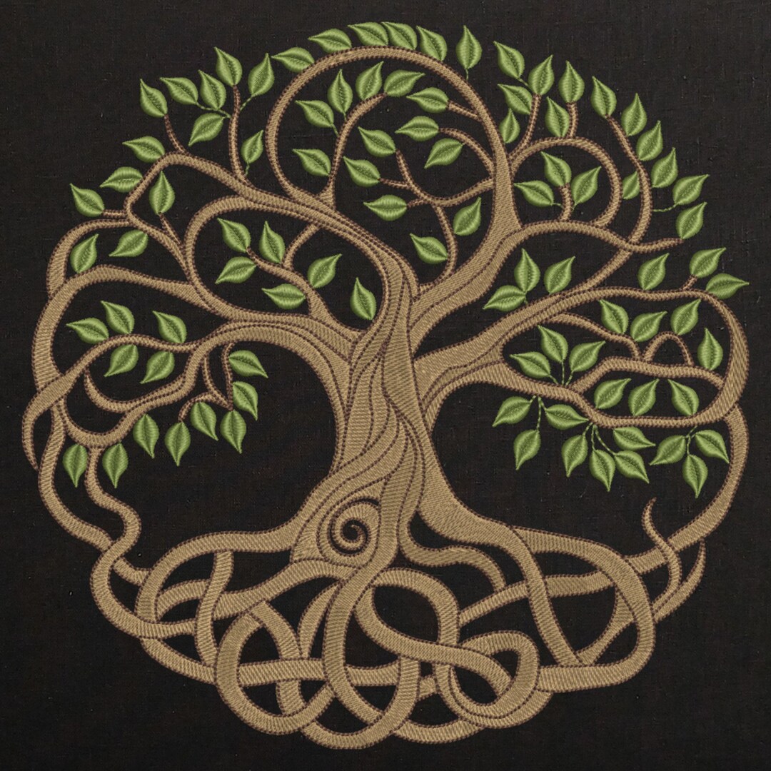 Magic Tree of Life Machine Embroidery Design, Celtic Tree Embroidery ...