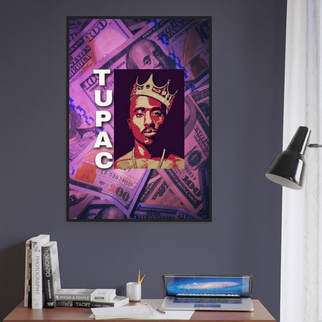 2pac Pop Art Poster/frame - Etsy