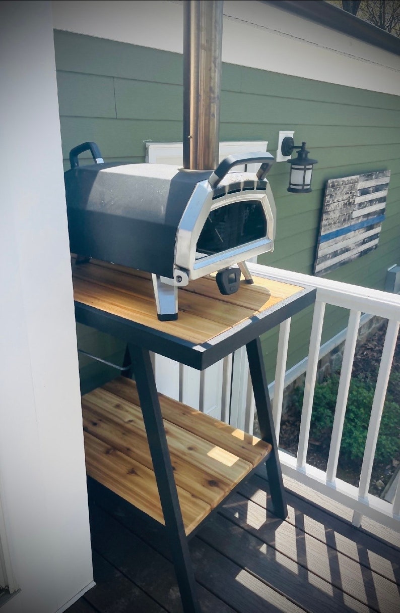 Outdoor Pizza Oven Table. Grill Table. Pizza Oven Stand / Ooni Stand - Etsy