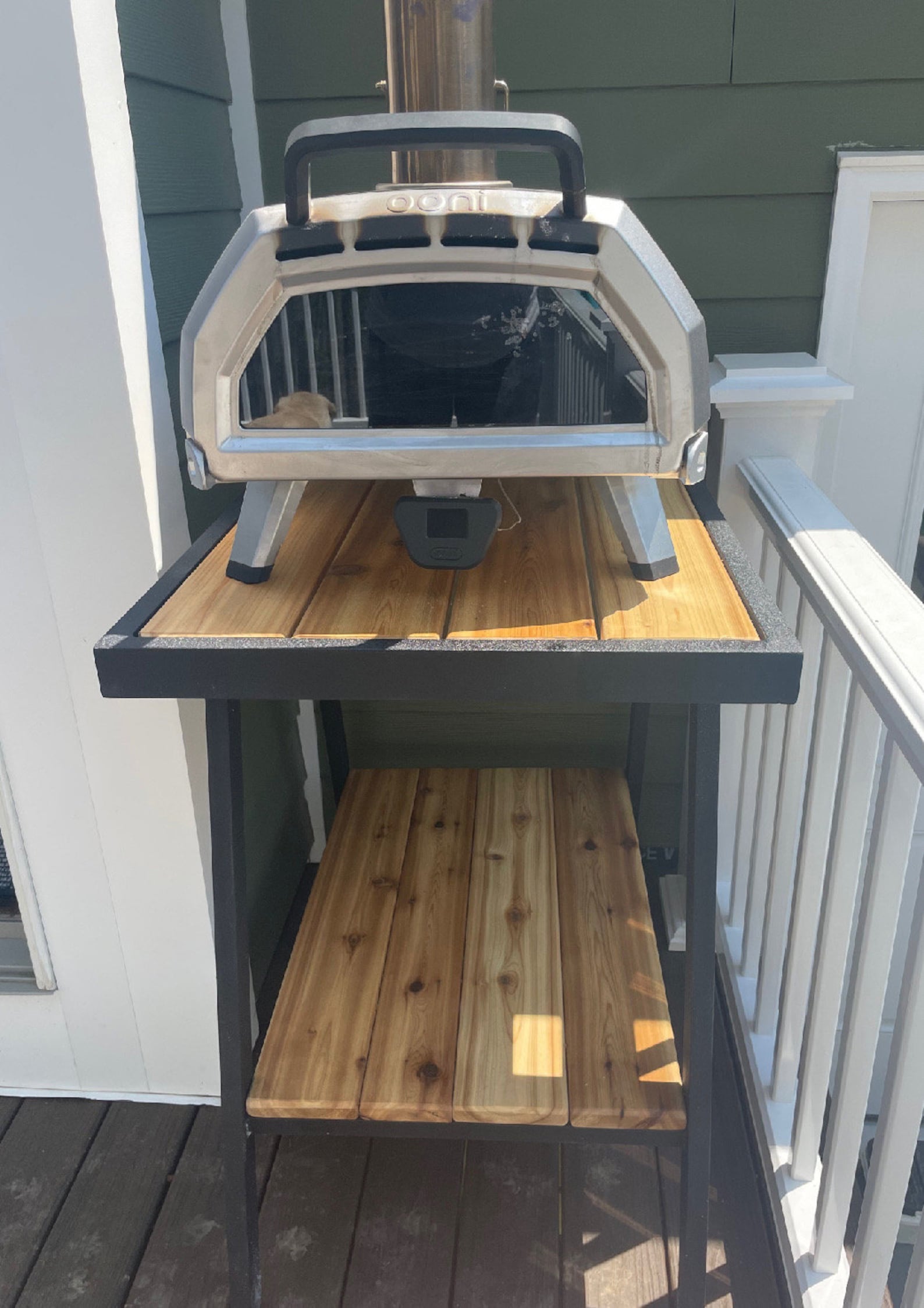 Outdoor Pizza Oven Table. Grill Table. Pizza Oven Stand / Ooni Stand - Etsy