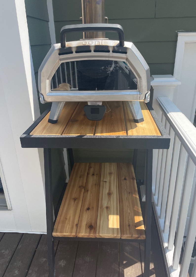 Outdoor Pizza Oven Table. Grill Table. Pizza Oven Stand / Ooni Stand - Etsy