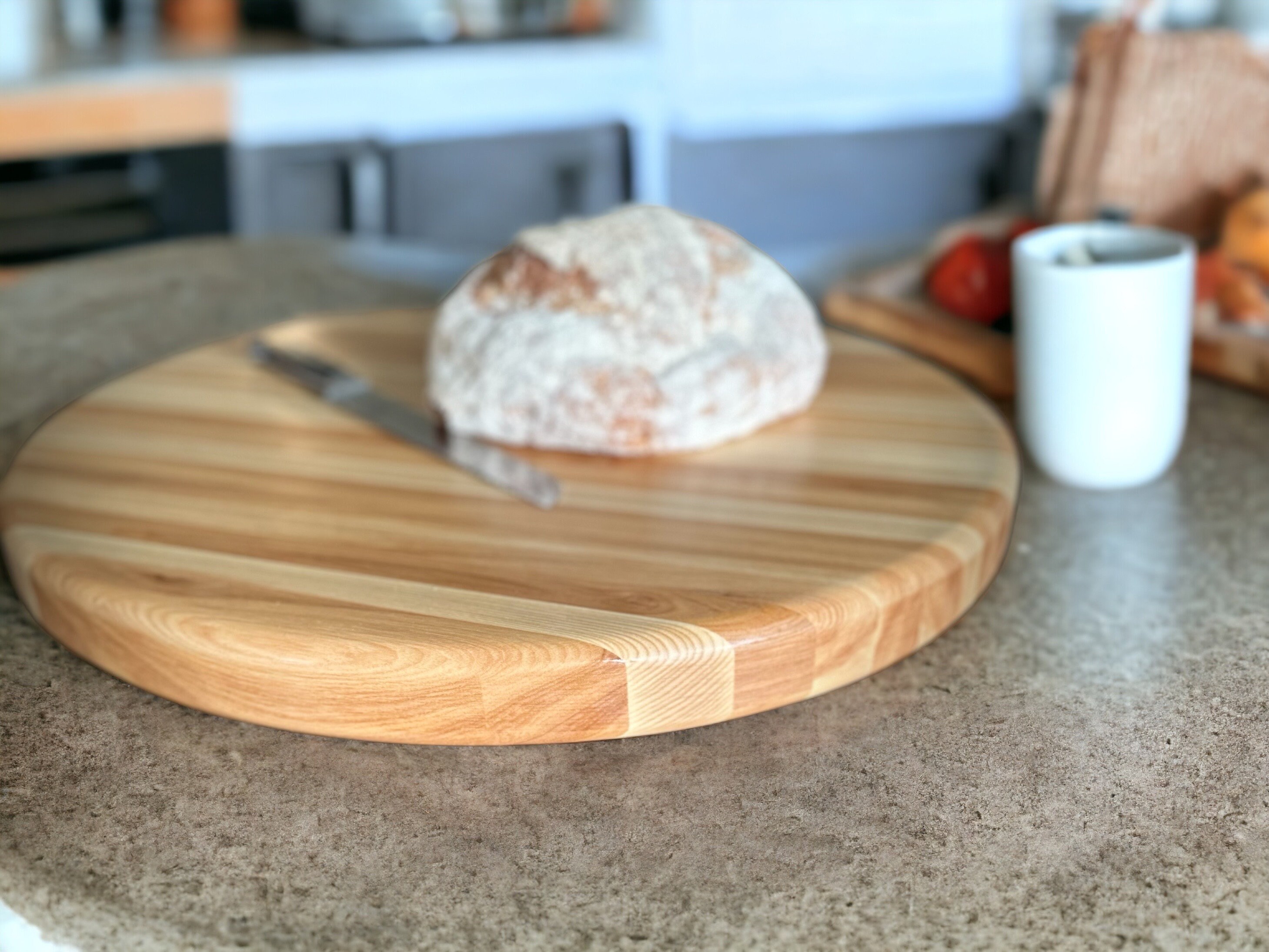 Hand Made XL Round Cutting Board - Etsy