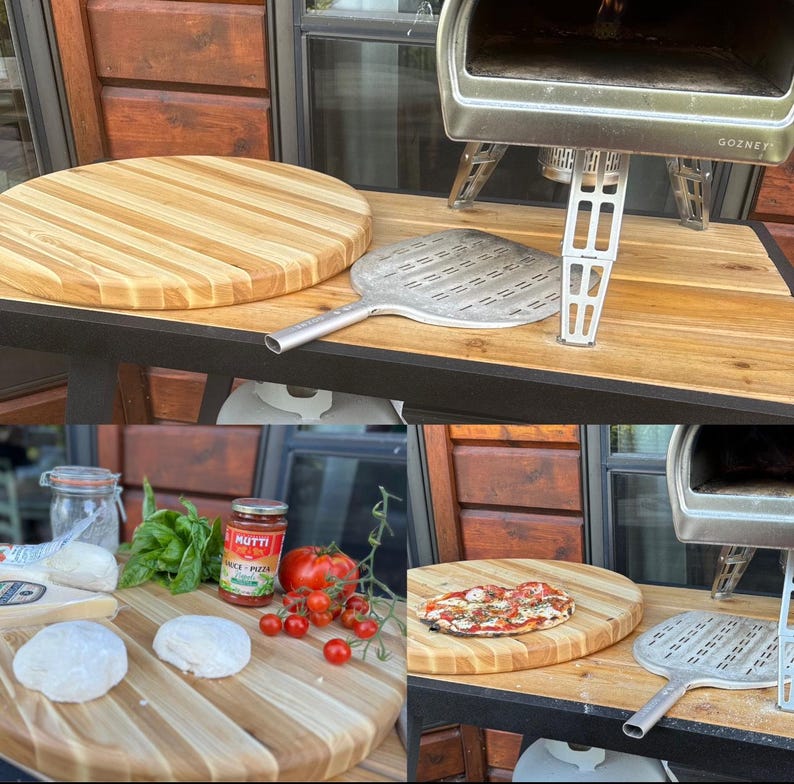 Outdoor Pizza Oven Table. Grill Table. Pizza Oven Stand / Ooni Stand - Etsy