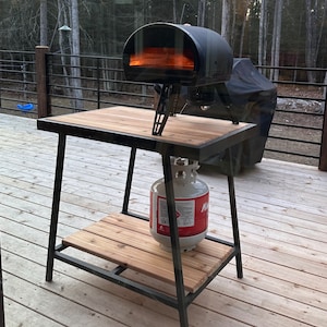Outdoor Pizza Oven Table. Grill Table. Pizza Oven Stand / Ooni Stand - Etsy