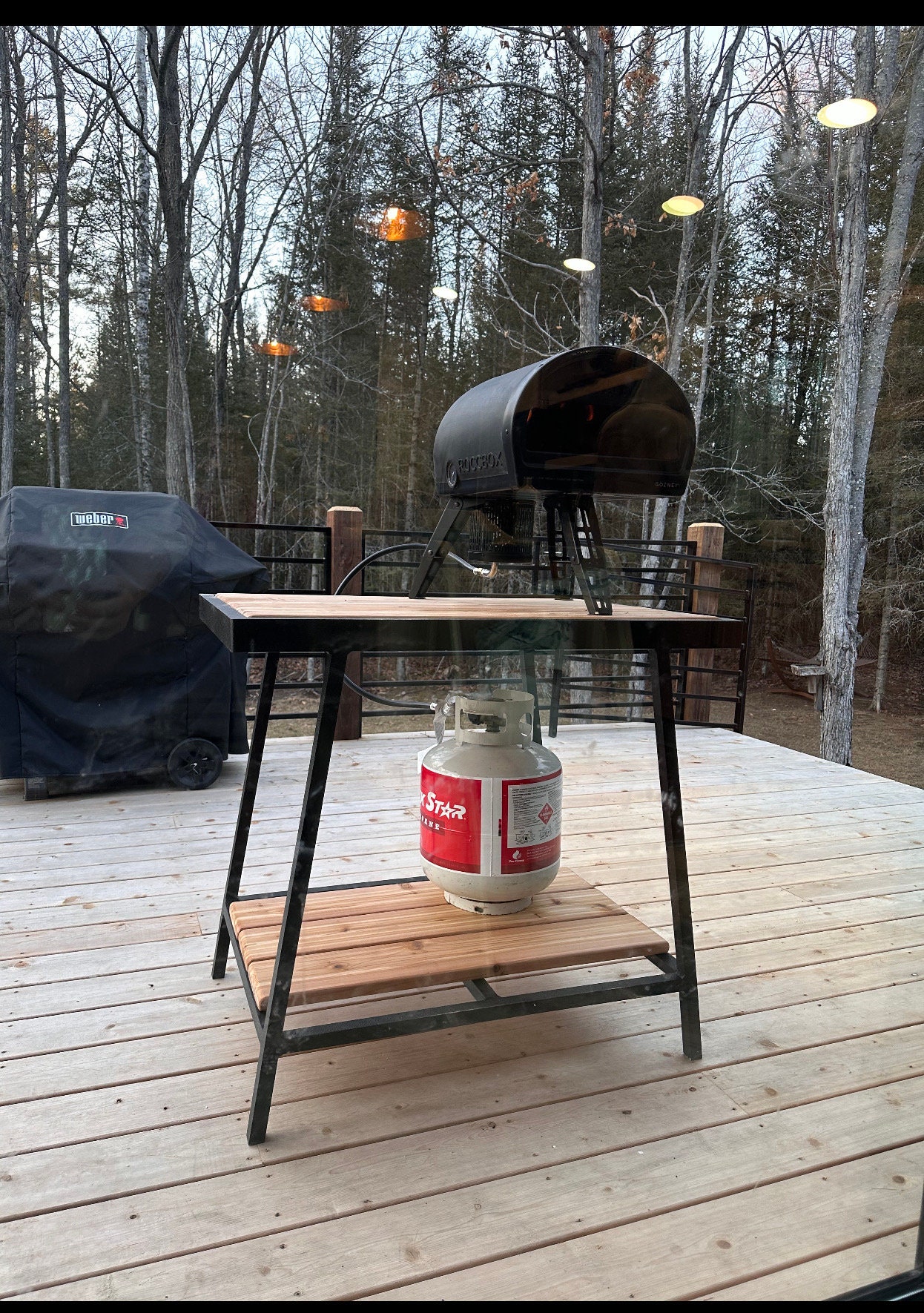 Outdoor Pizza Oven Table. Grill Table. Pizza Oven Stand / Ooni Stand - Etsy