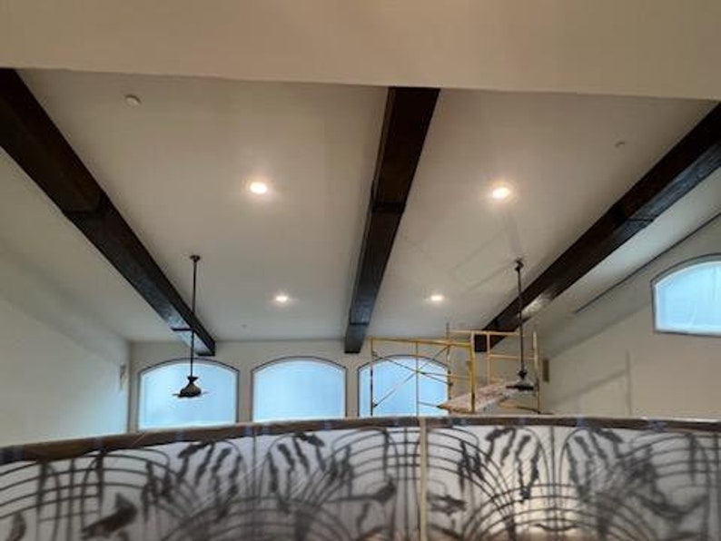 Sample- Custom Rustic White Oak Box Beams - Etsy