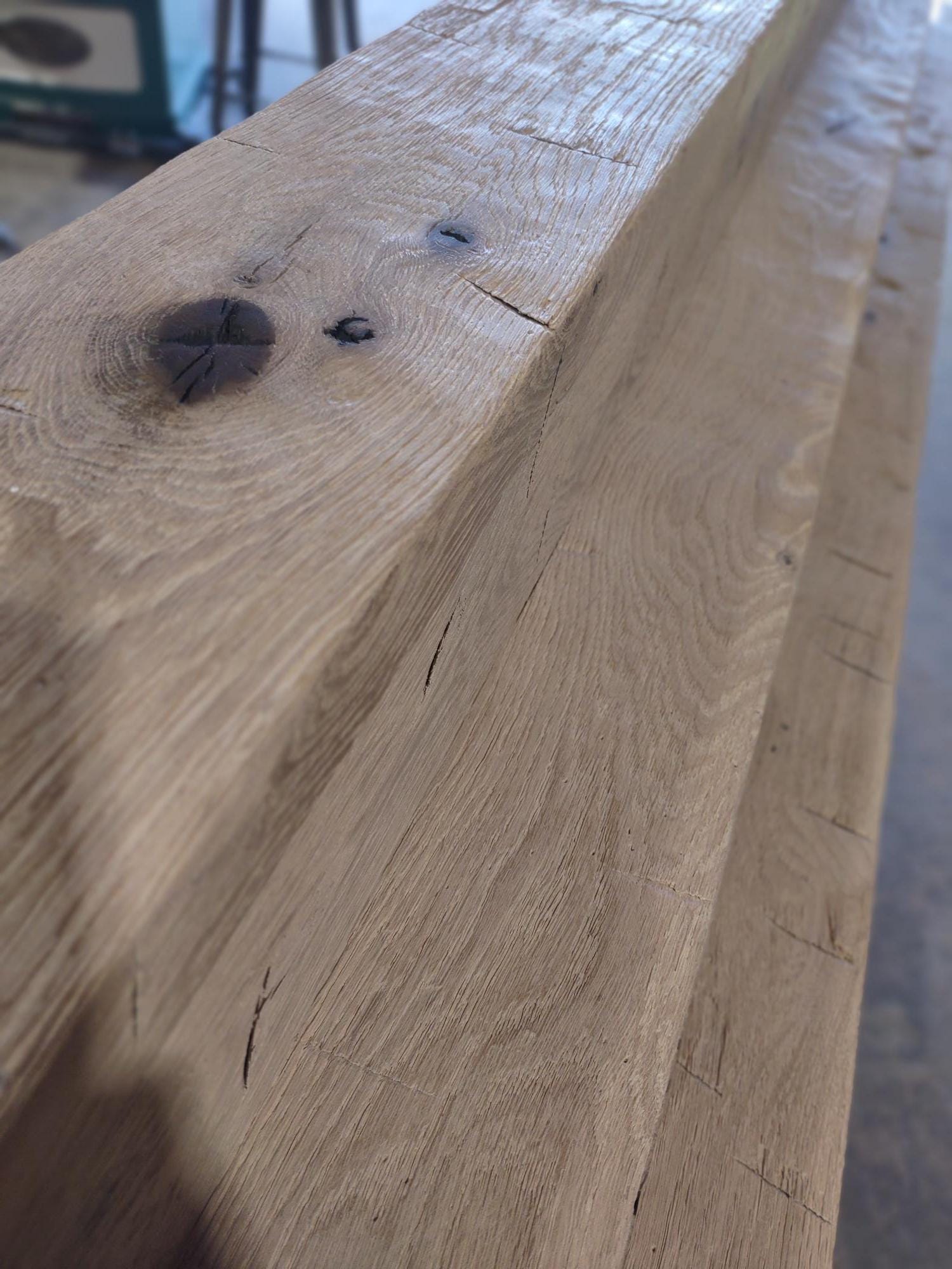 Resawn White Oak Box Beams - 12" Sample - Etsy