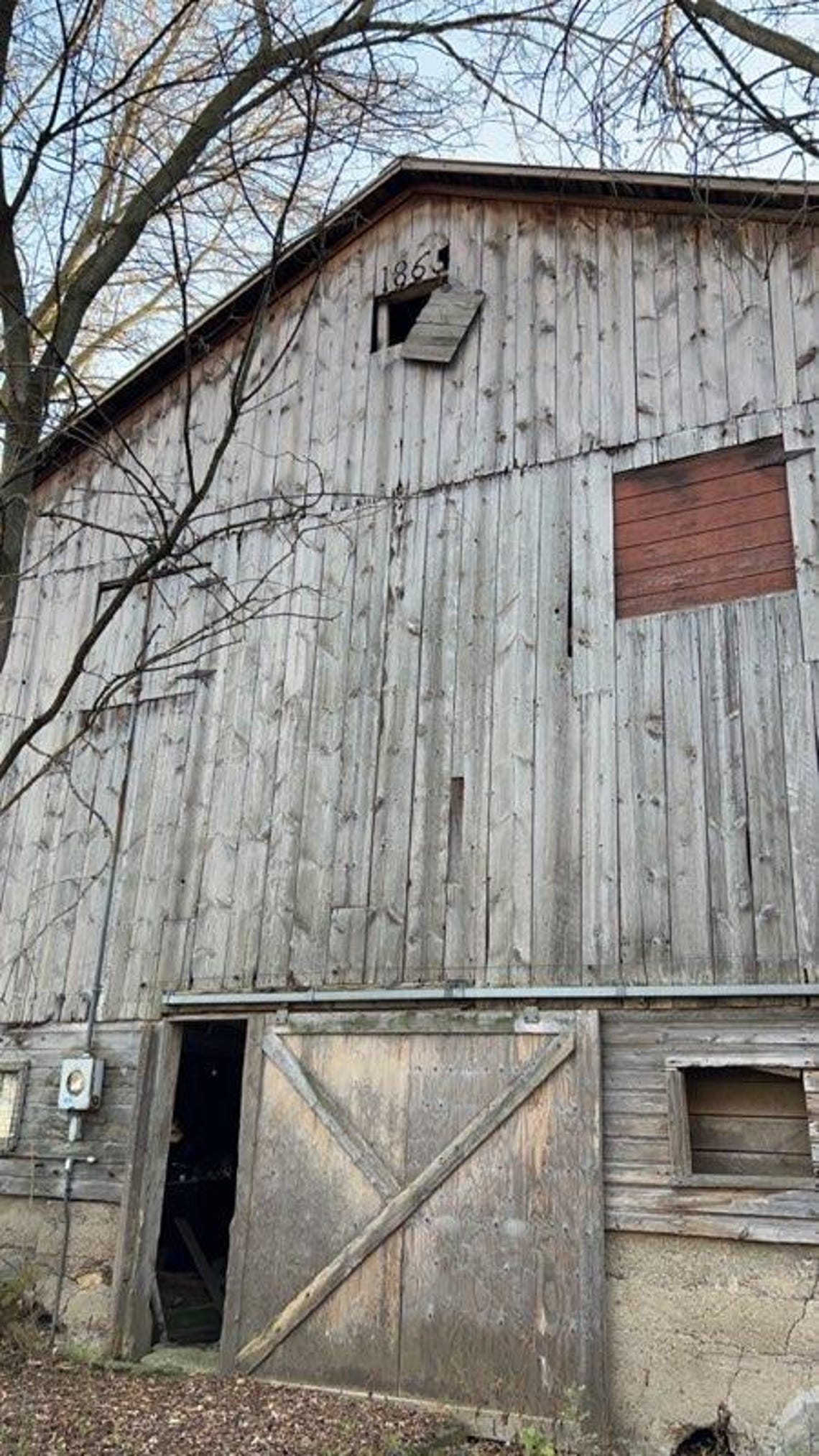 Rustic Gray Barn Siding Accent Wall Material Sample - Etsy