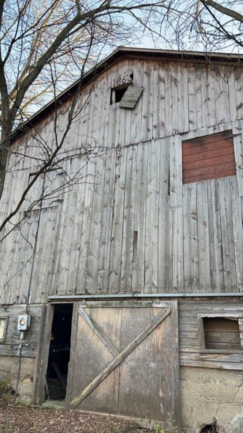 Rustic Gray Barn Siding Accent Wall Material Sample - Etsy