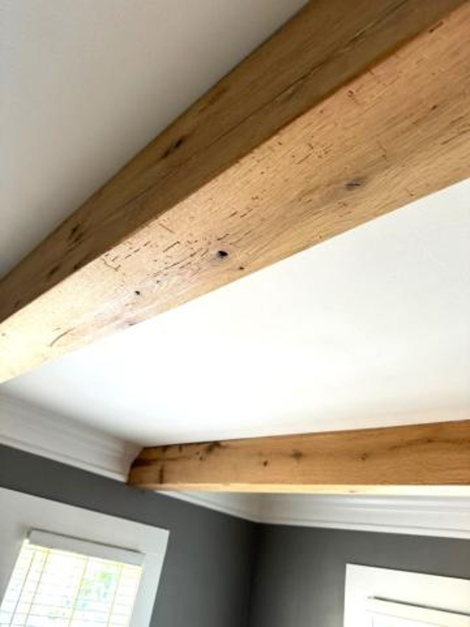 Resawn White Oak Box Beams - 12" Sample - Etsy