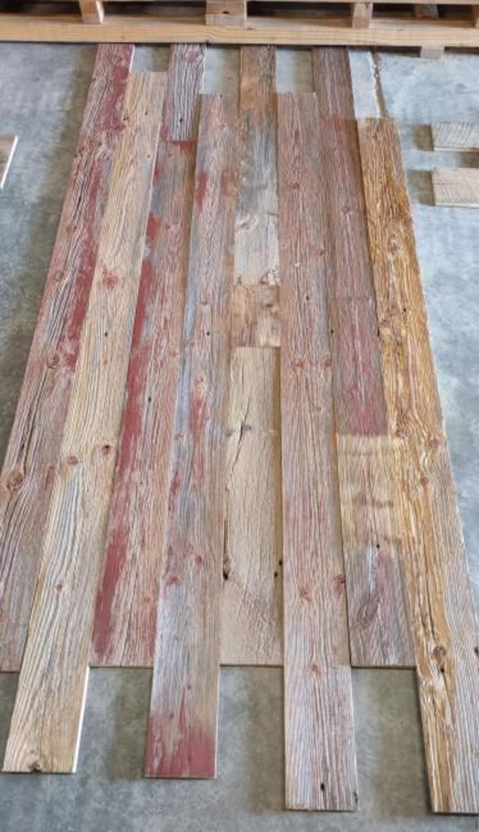 Vintage Reds Reclaimed Barnwood Siding Sample - Etsy